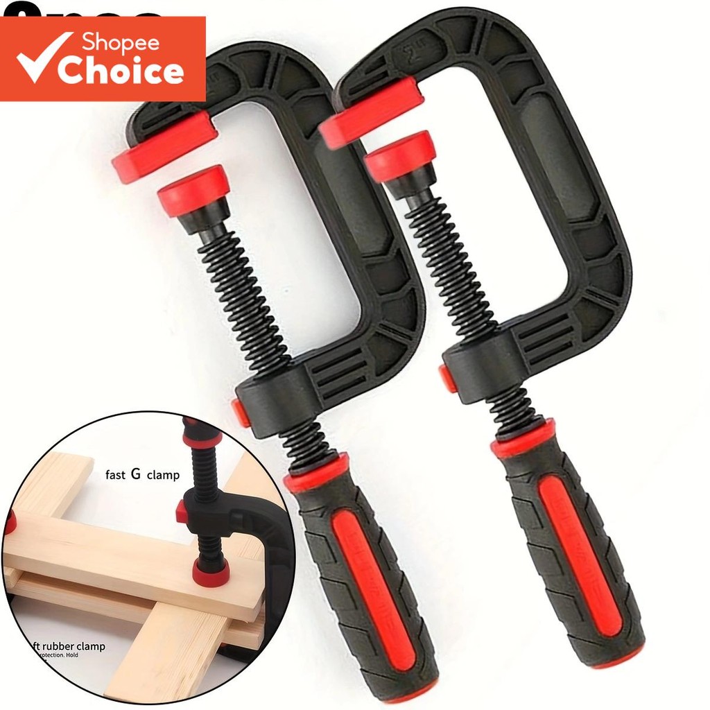 2pcs 7 Inch Spring Clamps for Woodworking Wood Clamps with Powerful ...