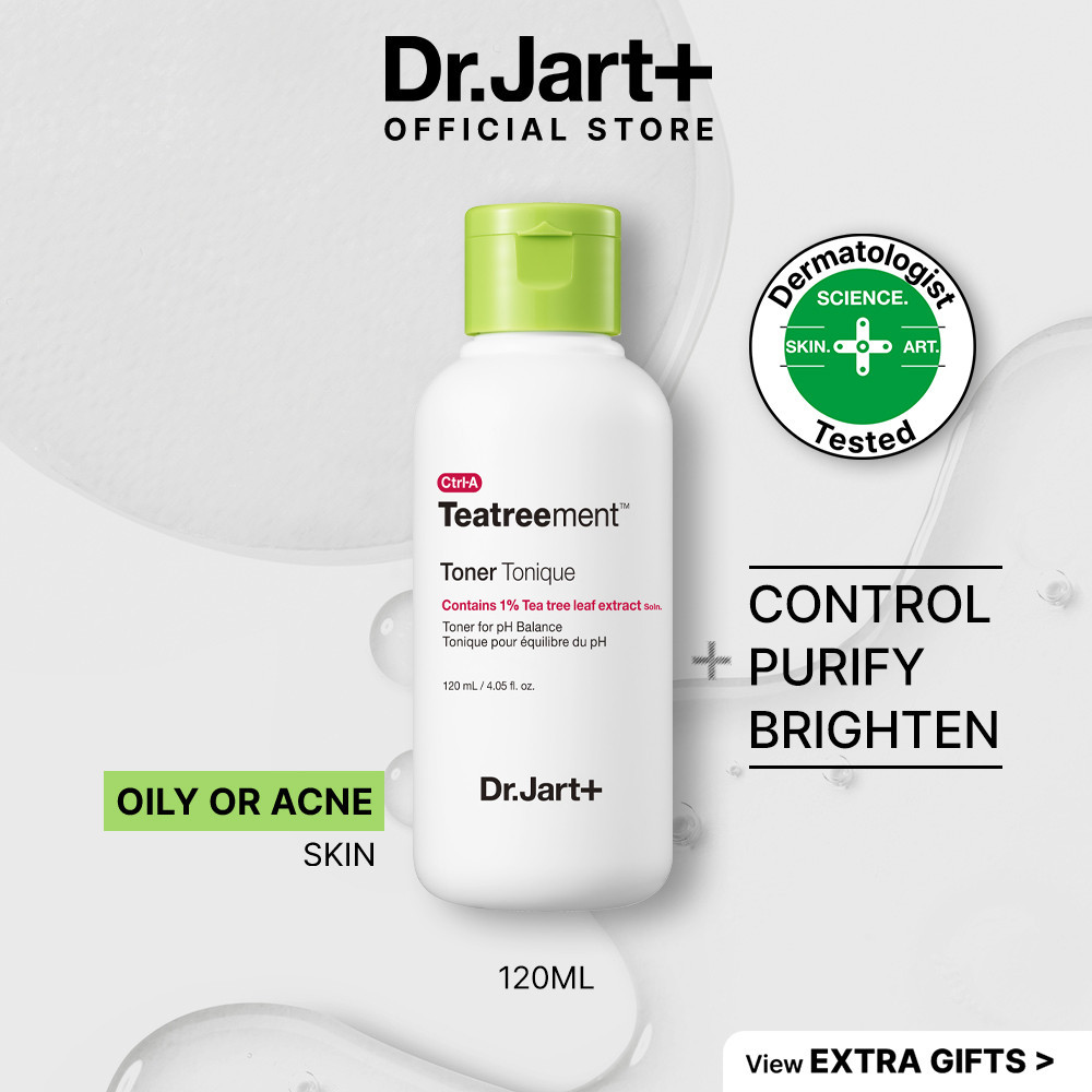 Dr Jart Ctrl+A Teatreement Toner | Tea Tree Leaf & Niacinamide ...