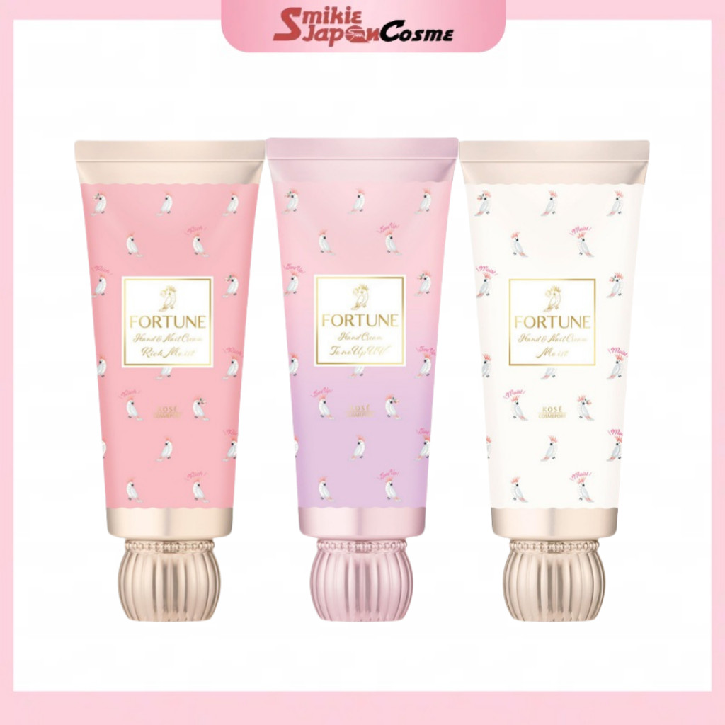 KOSE Fortune Fragrance Hand Cream Moist Tone-Up Moisturizing and Smooth ...