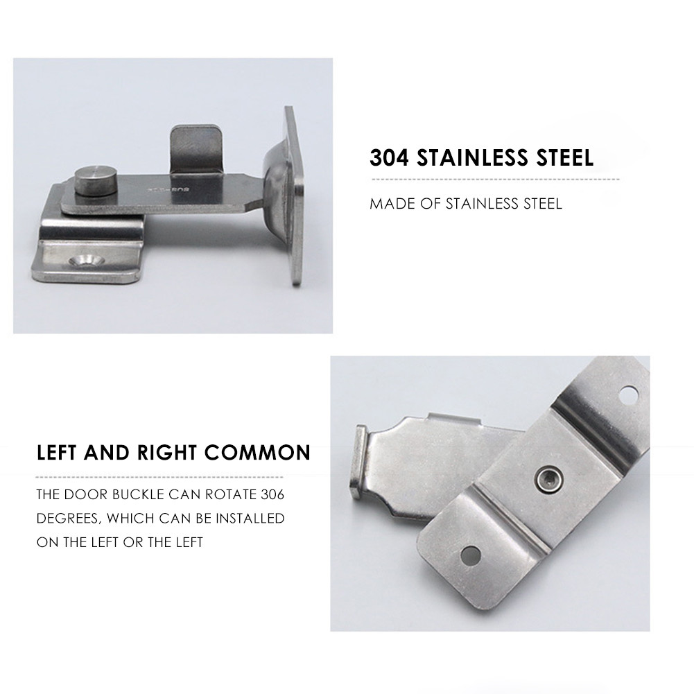 90 Degree Stainless Steel Door Latch Right Angle Sliding Door Lock ...