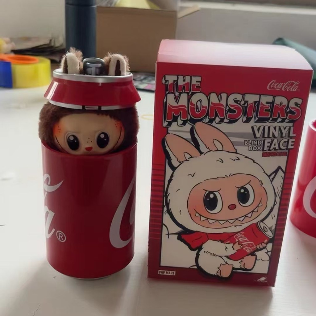 [Super Cute Cola Design]Labubu Coca-Cola Macaron Cola Series Vinyl ...