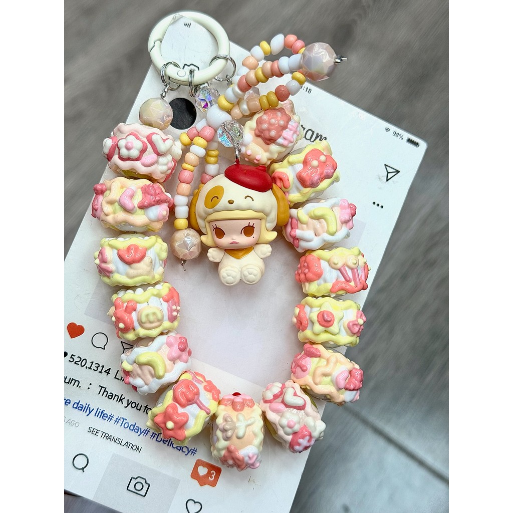 Cute LABUBU POP MART Series Mobile Phone Lanyard/Diagonal Hanging/Strap ...