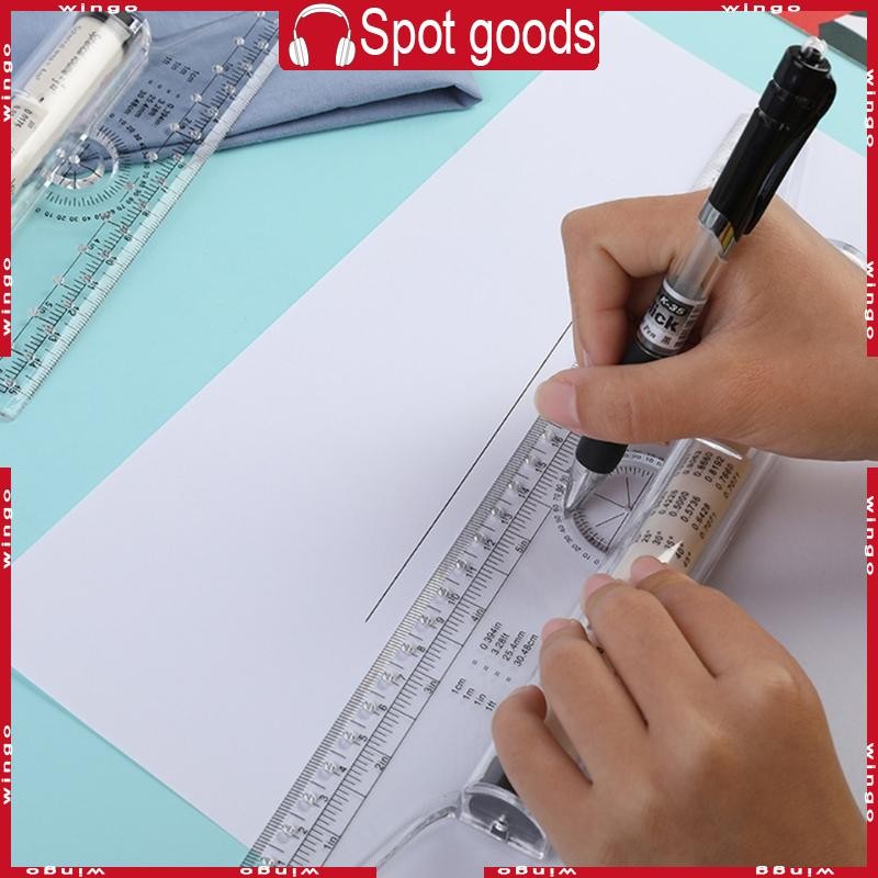 WIN Drawing Tool Roll Draw Ruler Metric Ruler Clear Parallel Rolling ...