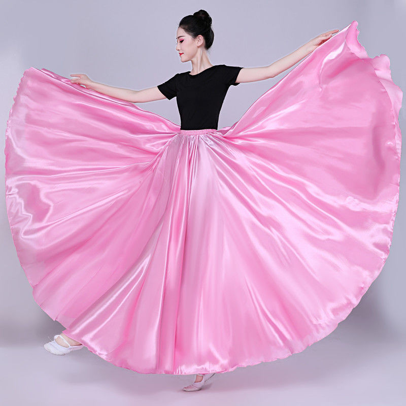 Traditional Dance Practice Skirt Literary wen'y Performance Costume ...