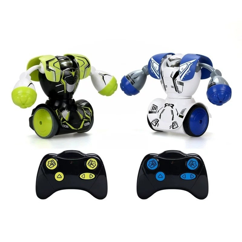 R9H9 Hui Remote Control Boxing Robot Battle Set Arena Fighting ...