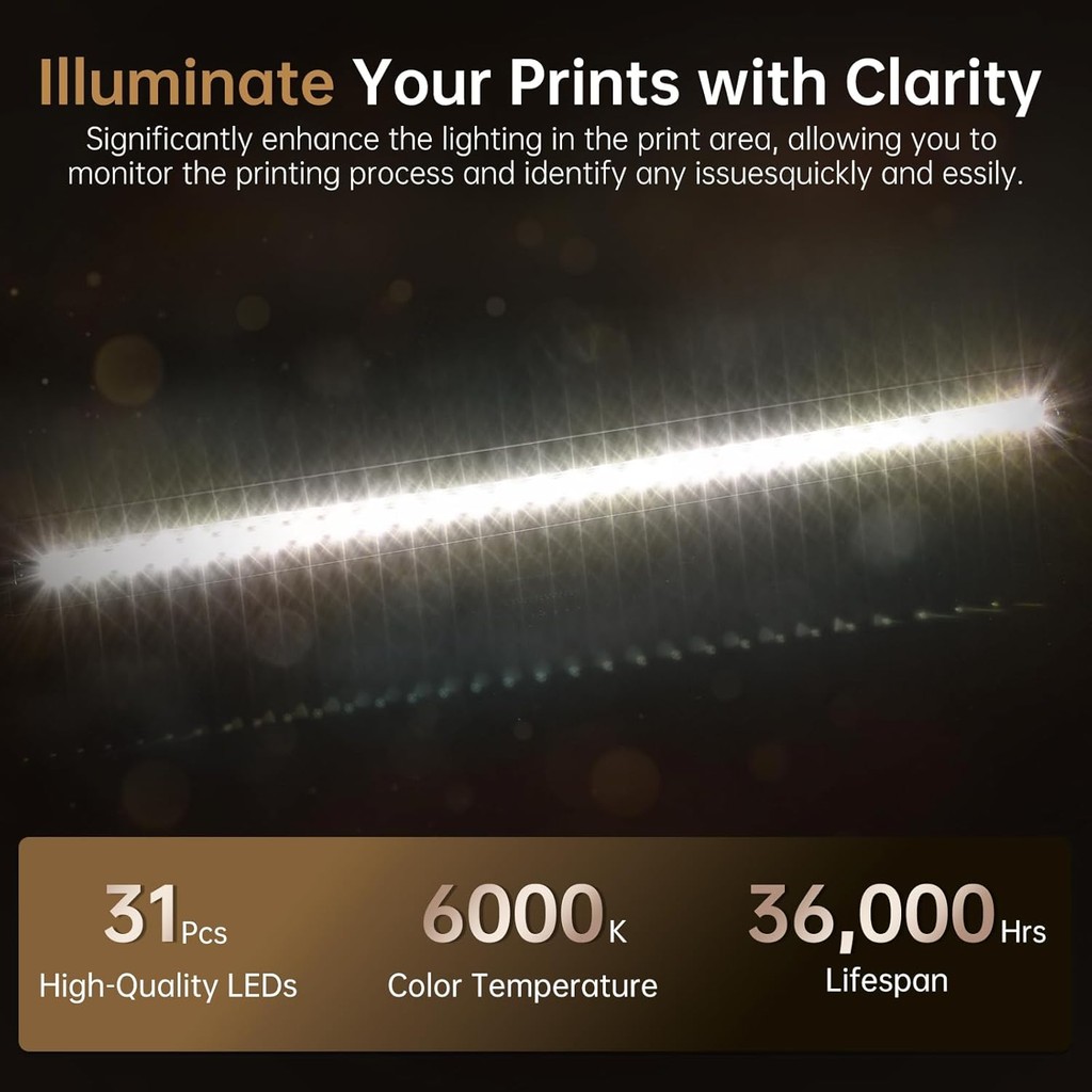 BIGTREETECH Panda Lux LED Light Upgrade Kit for Bambu-Lab P1S P1P X1C ...