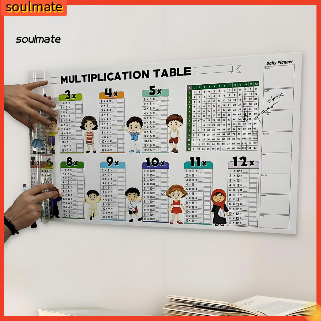 soulmate| Math Exercises Students Multiplication Table Colorful ...