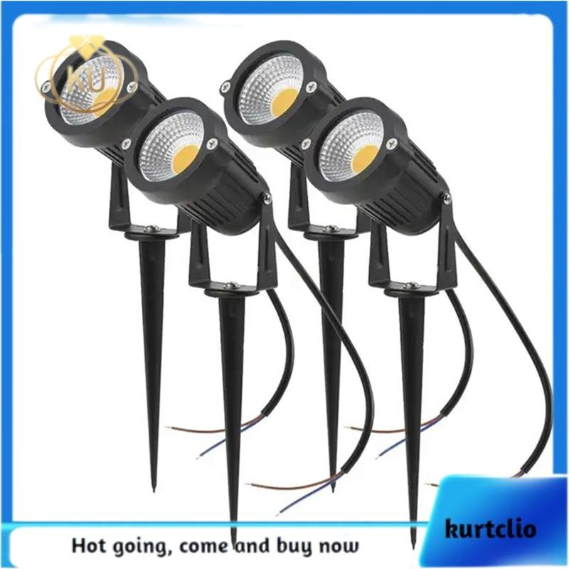 4PCS Waterproof IP65 Garden Lawn Lamps LED Lawn Light Spike Bulb ...