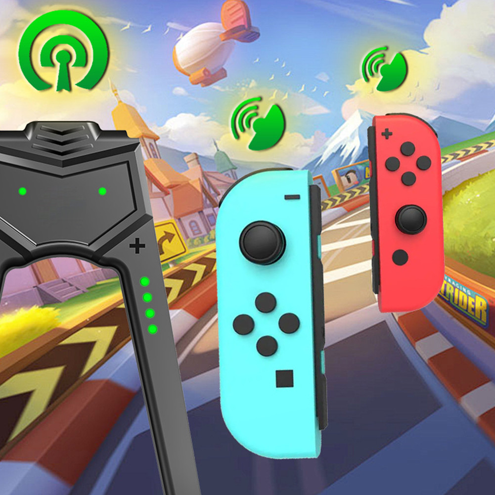 (rain) For Switch OLED Joy-Con Charging Grip Type C Handle Connector ...