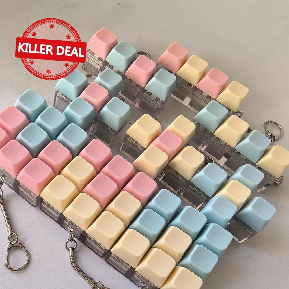 Button Keycap Fidget Keychain Clicker Toy Diy Keyboard Toy Cube I8g4 ...
