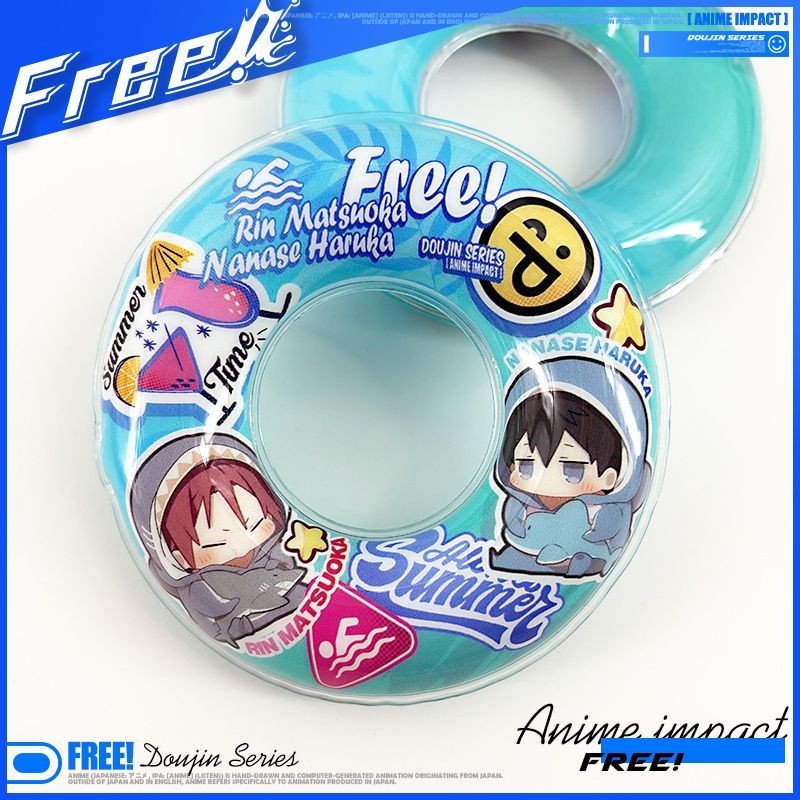 free Men's Swimming Club Anime Merchandise Swim Ring Pendant Nanase ...