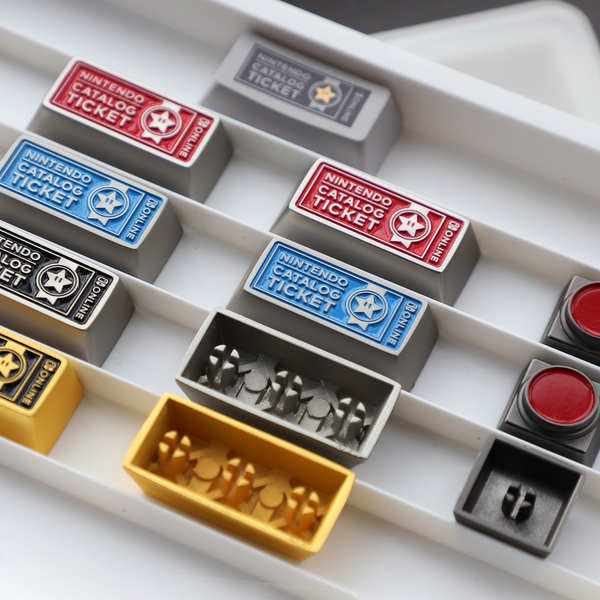 [Metal Unique] Retractable Keys Mechanical Keyboard Keycap Zinc Alloy ...