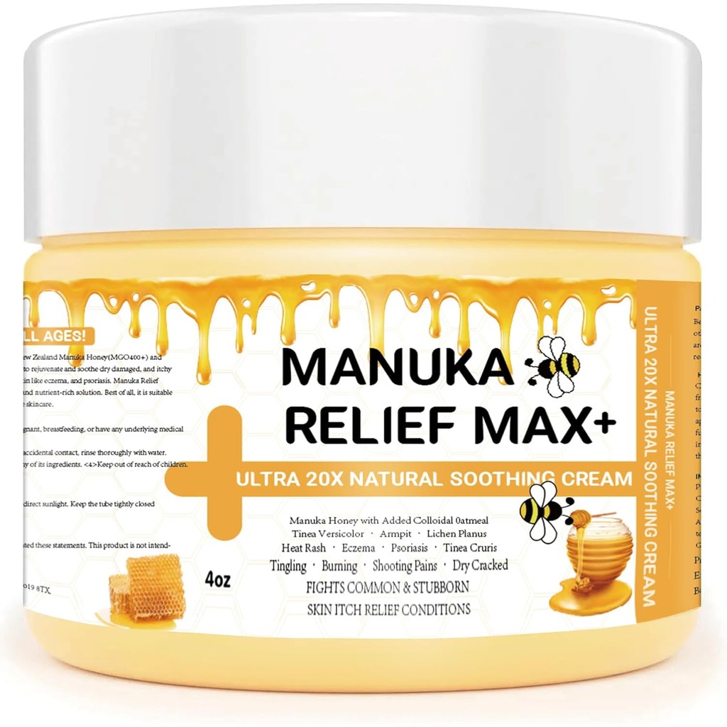 Max Strength Treat Natural Organic Manuka Honey Cream Ointment ...