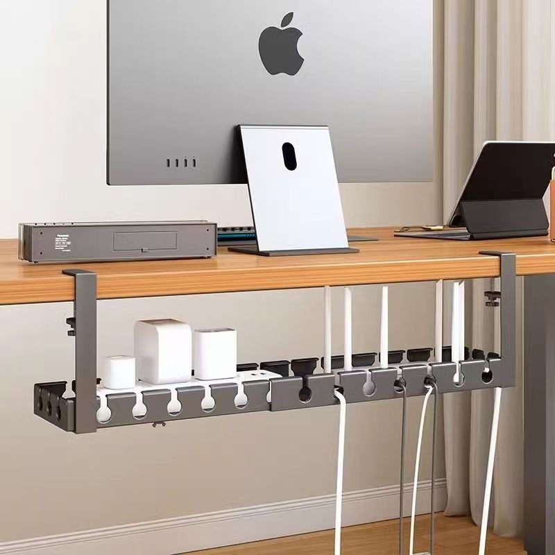 Under Desk Cable Organizer Power Cord Management Box No-Drill Under ...