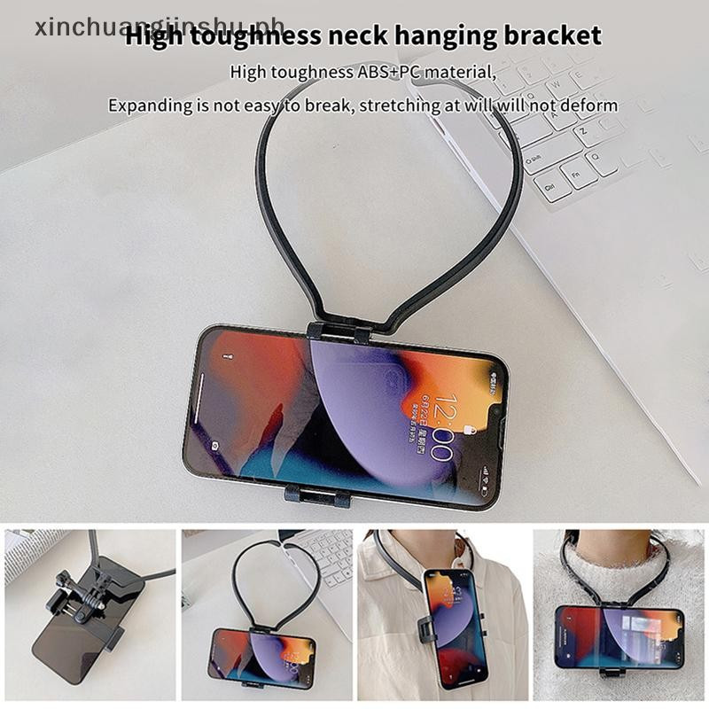 XIN Hands Free Wearable Neck Holder Lazy Phone Stand Universal Hanging ...