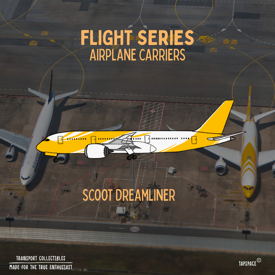 Scoot Dreamliner Plane Aircraft Carrier Keychain | Shopee Singapore