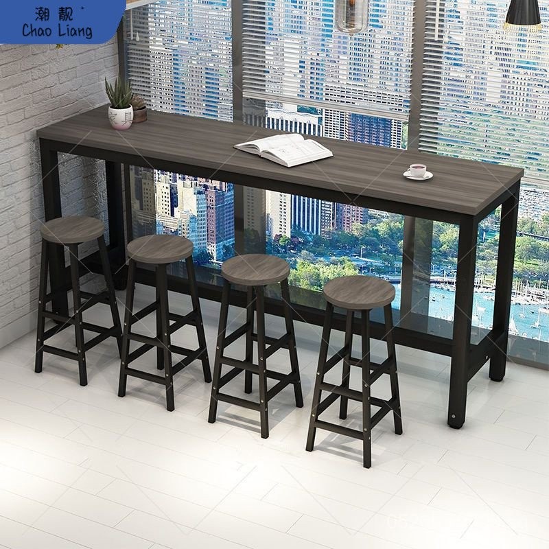 Bar Counter Wall-Mounted Bar Table and Chair Set Breakfast Bar Table ...