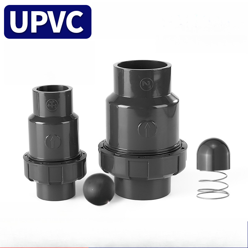 [.666.] UPVC ball check valve check valve water pipe vertical check ...