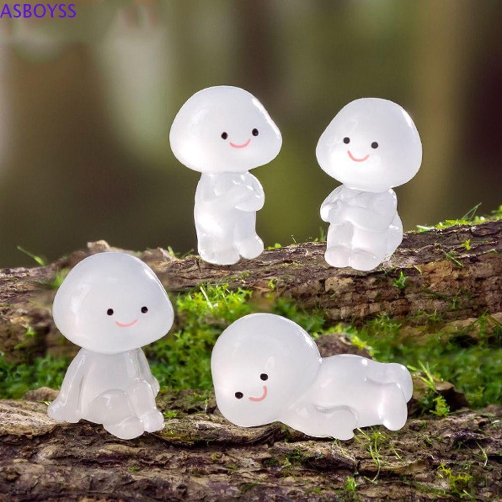 ASBOYSS Luminous Small People Figurines, Cartoon Glow in Dark People ...