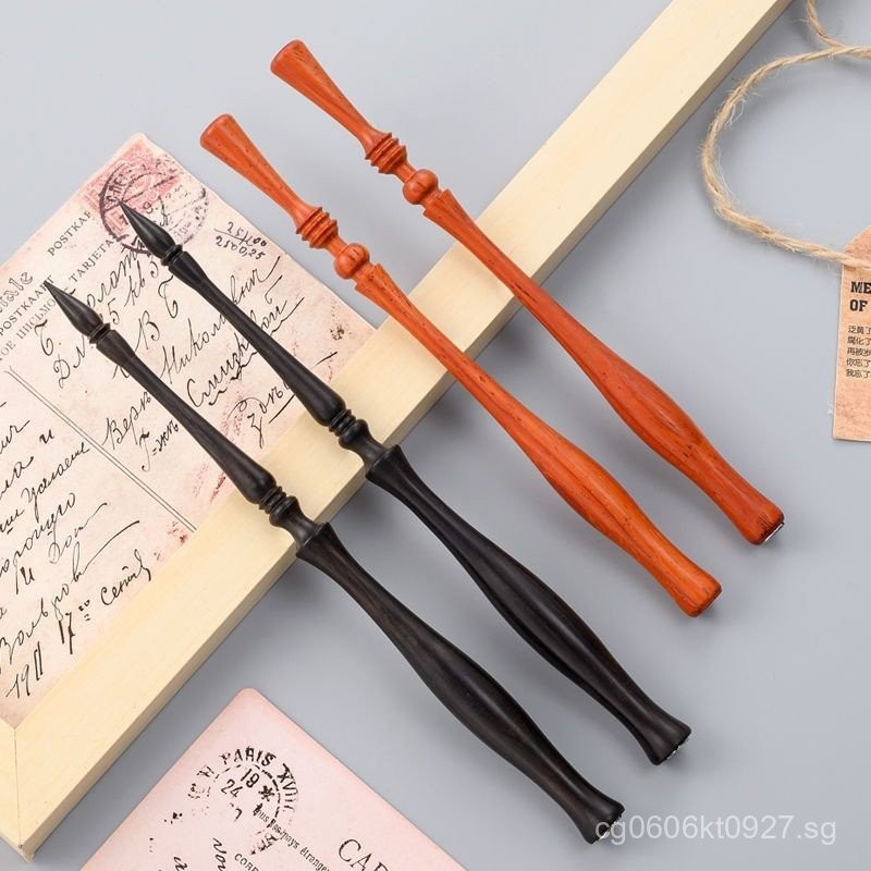 Beginner Pen Holder Flower Body Round Body Point Tip Straight Rod ...