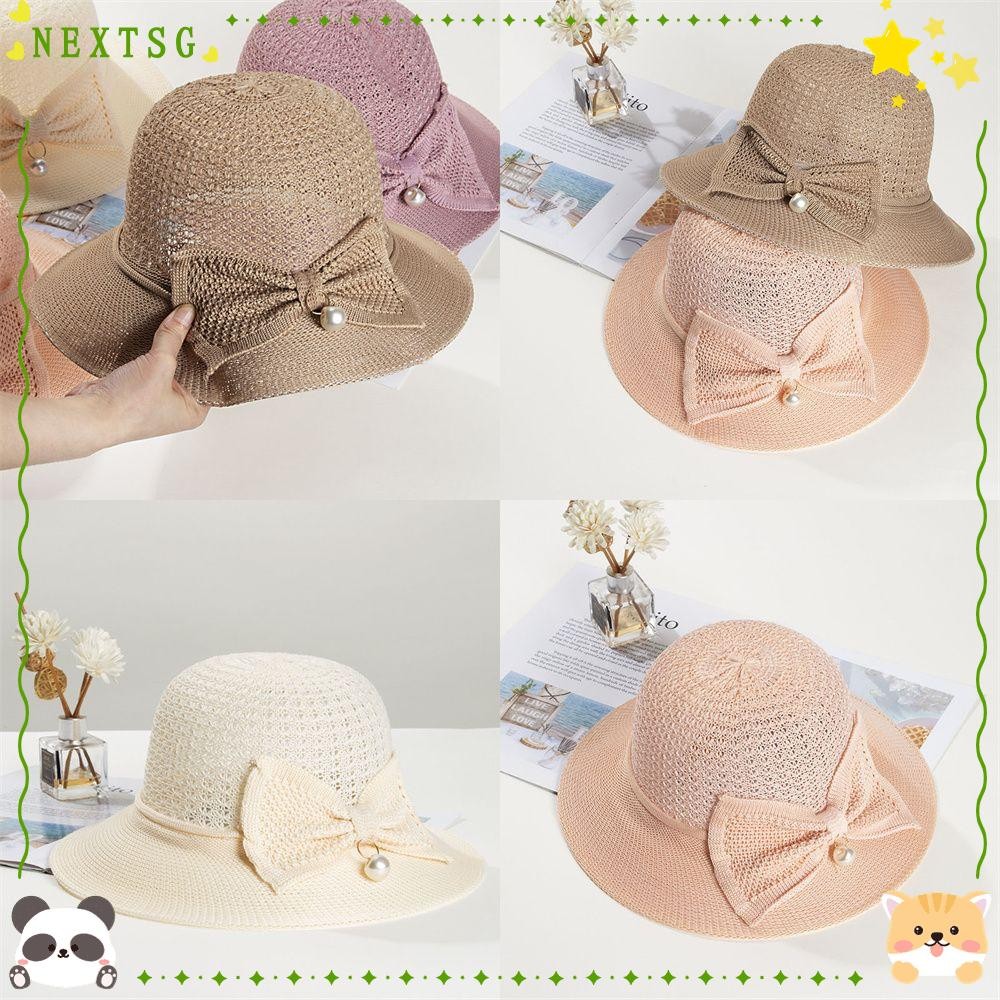 NEXTSG Beach Sunscreen Cap Big Brim Breathable Shade Travel Summer ...
