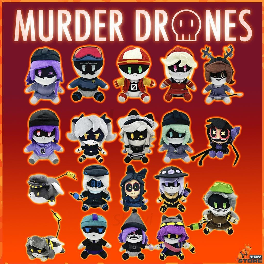 NEW! Game MURDER DRONES 3 Plush Toys /Uzi Doorman/Serial Designation J ...