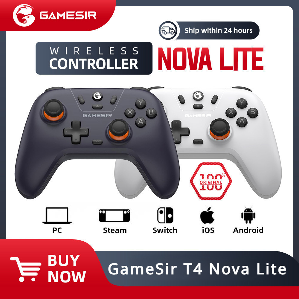 Gamesir T4 Nova Lite Multi-Platform Wireless Game Controller Hall ...