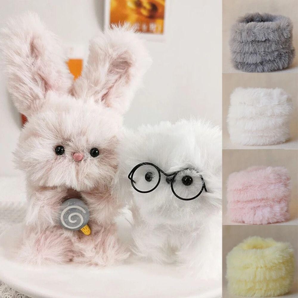 YOLO Colorful Twist Wire Sticks, Handmade Material Plush Stuffed Rabbit ...