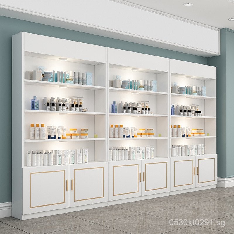 Light Luxury Modern Product Display Cabinet Beauty Salon Display Rack ...