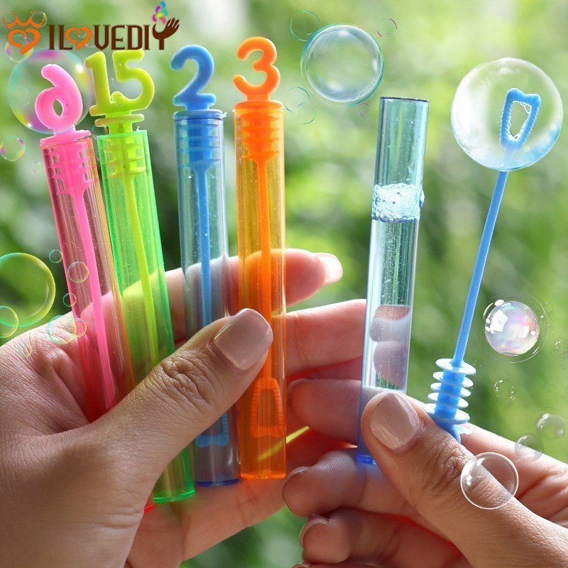 Wedding Party Supplies | Digital Numbered Bubble Tubes Mixed Colors Set ...