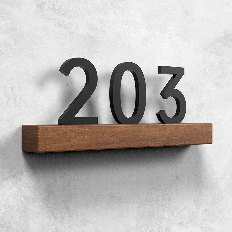 Chinese Style Solid Wood Carbonized Beech Sensor Light Customised Unit ...