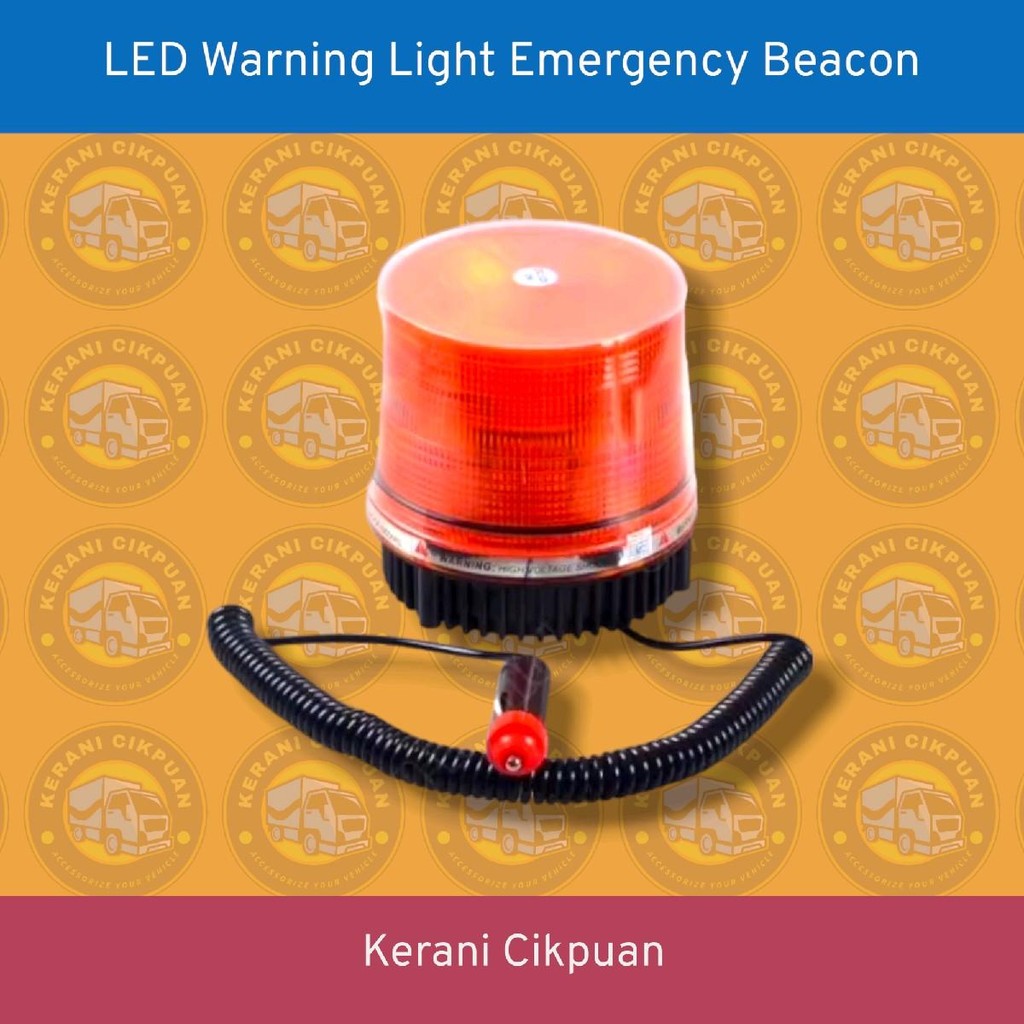 LED Beacon Warning Light 24V Brand XENON Trucks Lorry Car | Shopee ...
