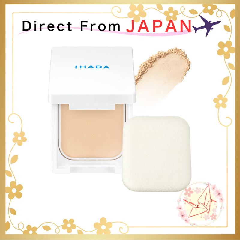IHADA Face Powder Medicated Face Protect Powder Skin Irritation UV Non-Comedogenic Spots Pollen ...
