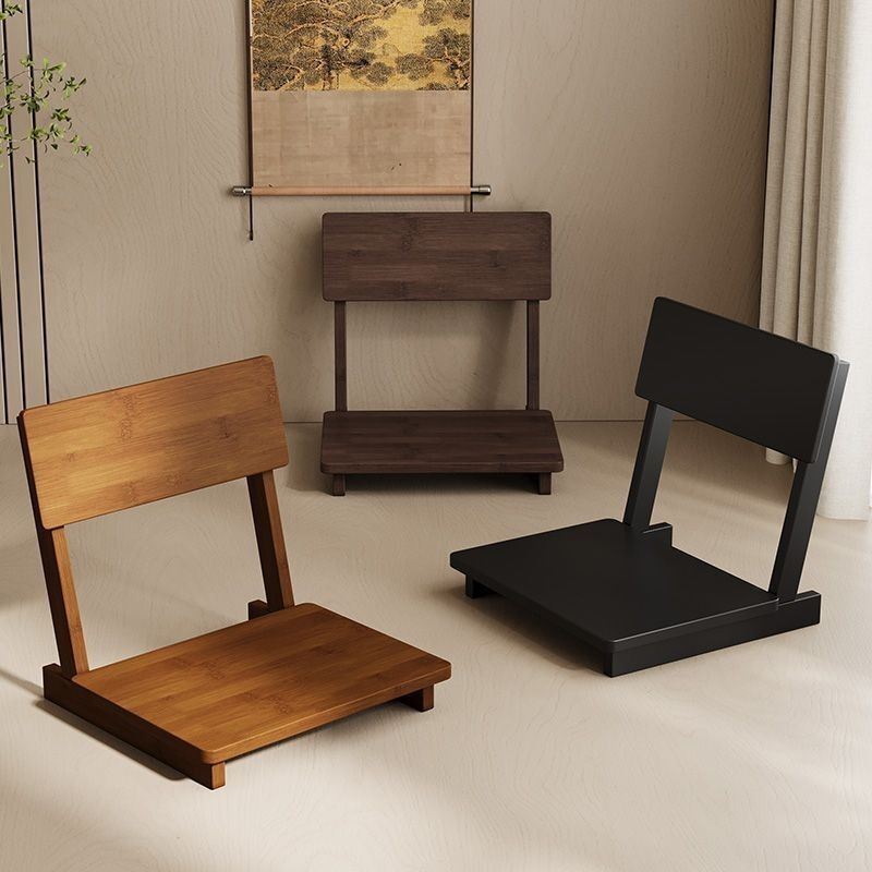 Japanese Tatami Chair Wood Chair Legless Chair Floor Chair Lazy Chair ...