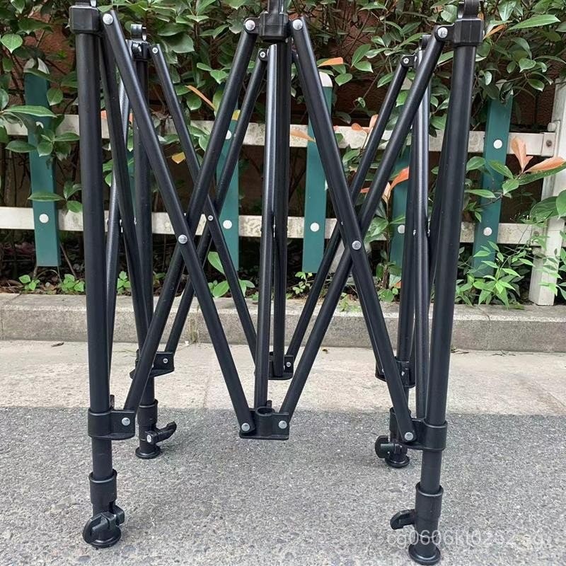 Camping Adjustable Egg Roll Cover with Stand Picnic Cart Stall Table ...
