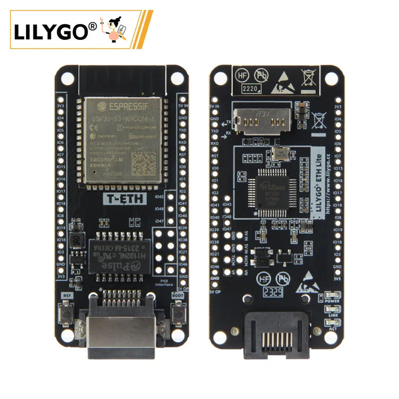LILYGO® T-ETH-Lite Development Board ESP32 ESP32-S3 W5500 Ethernet Module ESP32-S3-WROOM Support ...