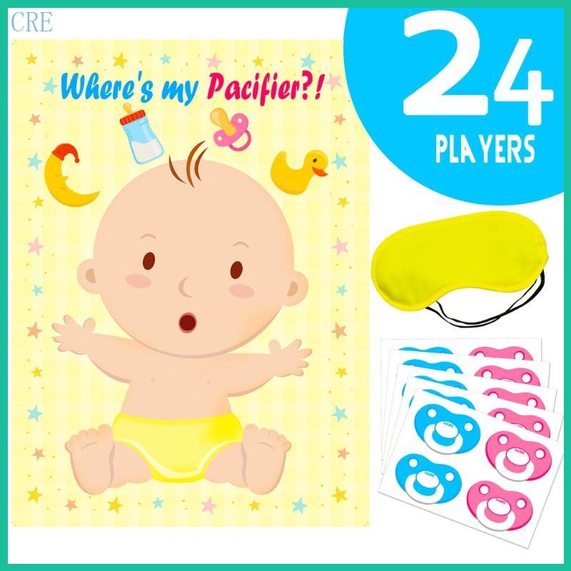 CRE Pin The Pacifier On The Baby Game Baby Pacifier Games with ...