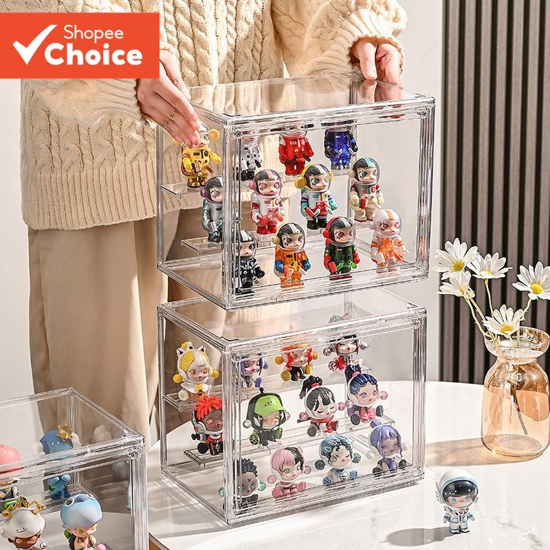Blind Box Storage Display Stand Large Capacity Dustproof Model Storage ...