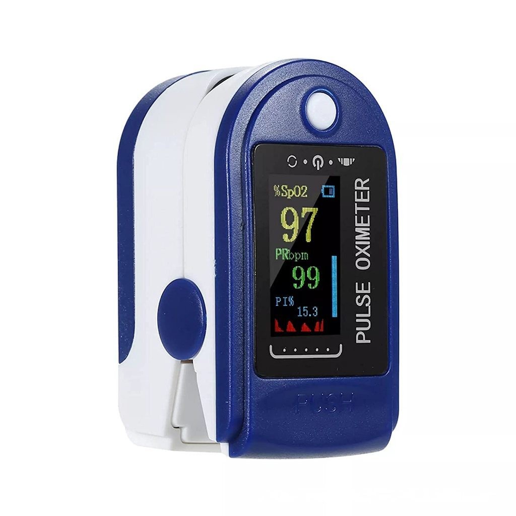 SG READY STOCK 2716) Fingertip Pulse Oximeter, Rotatable OLED Display ...