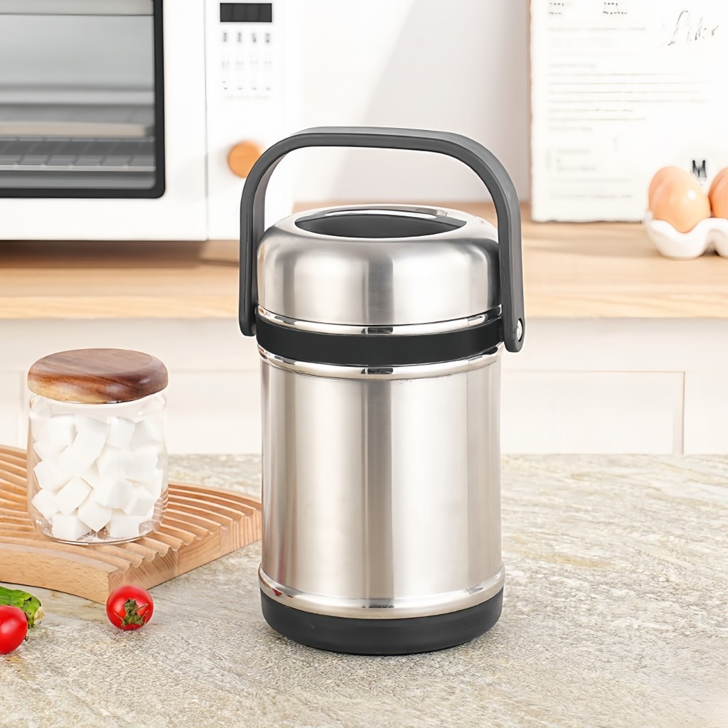 2L Stainless Steel SUS-304 Thermal Soup Pot | Hot Food Container Can Be ...