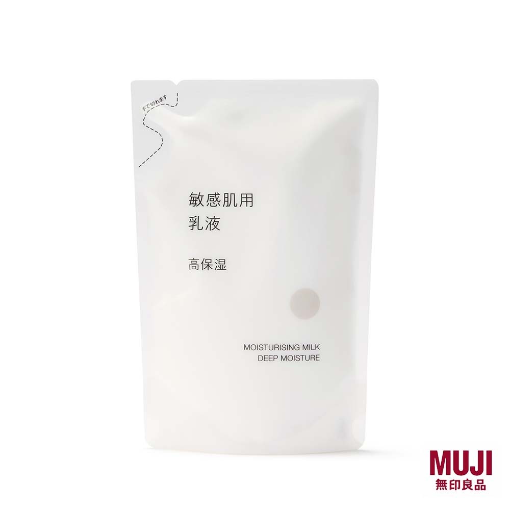 MUJI Sensitive Moisturising Milk Deep Moisture 180ml 25S(Refill ...