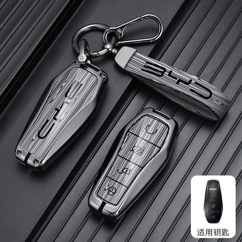 Alloy Key Cover Case For BYD Sealion 6 Sealion 7 Seal M6 Dolphin Atto 3 ...