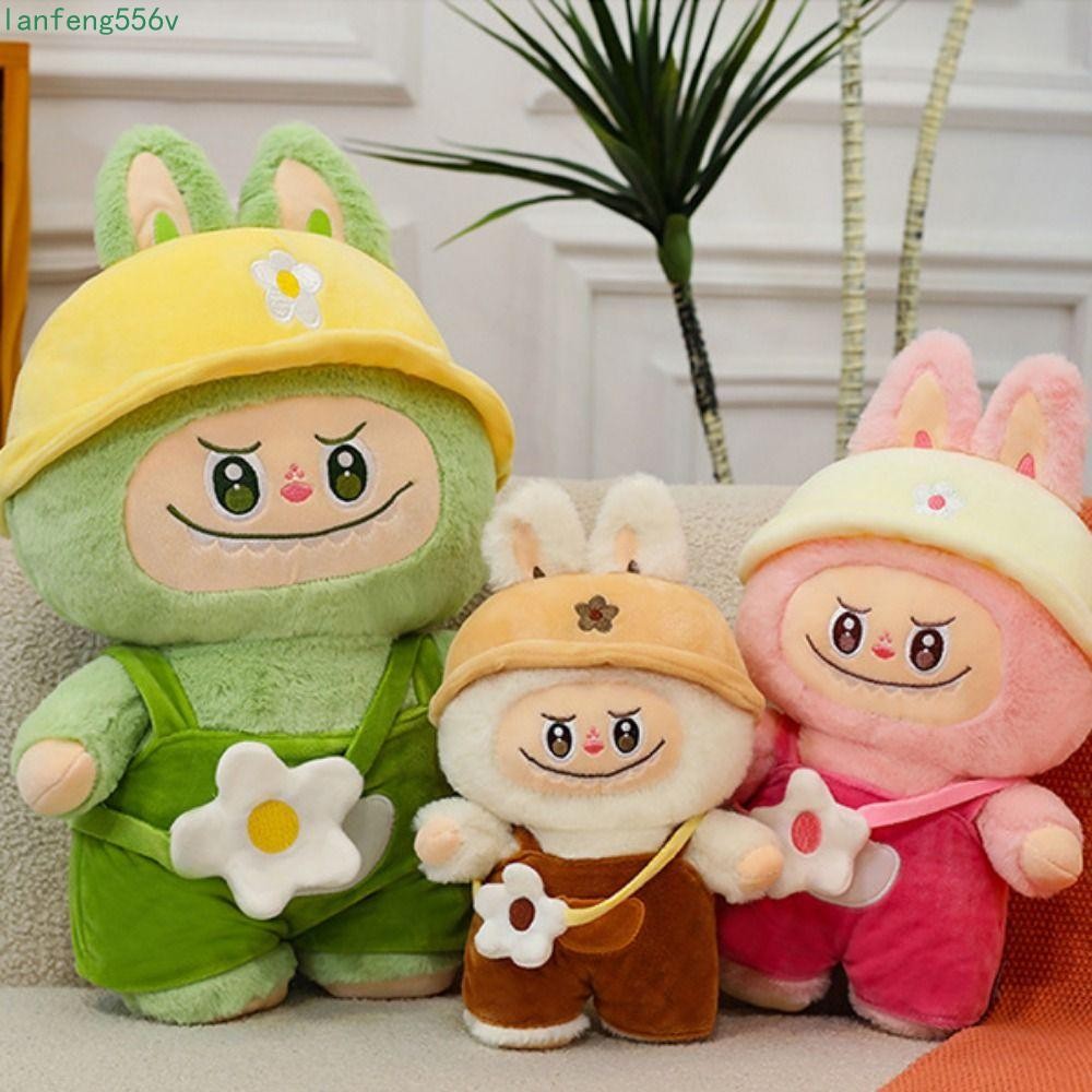 LANFENG Labubu Plush Stuffed Doll, Big Eye Cartoon Labubu Time Plush ...