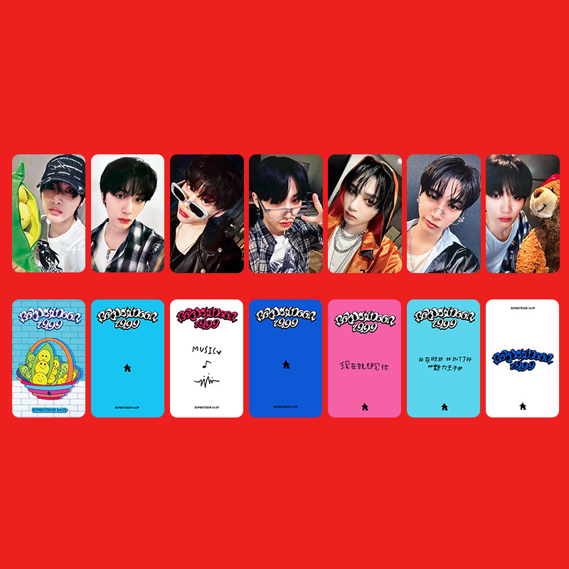 BOY NEXT DOOR Online Photocards Light Stick Acrylic Keychain Shake Key ...