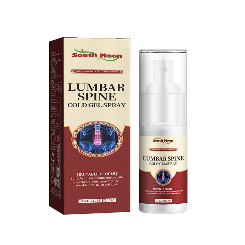 Lumbar Spine Gold Gel Spray Lumbar Cold Gel Spray Relieve Physical ...