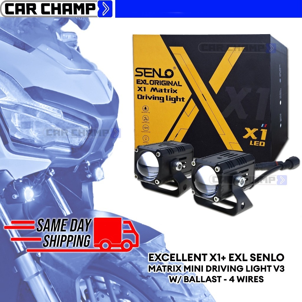SENLO X1+ Matrix Mini Driving Light V3 w/ Ballast & Integrated Blower ...
