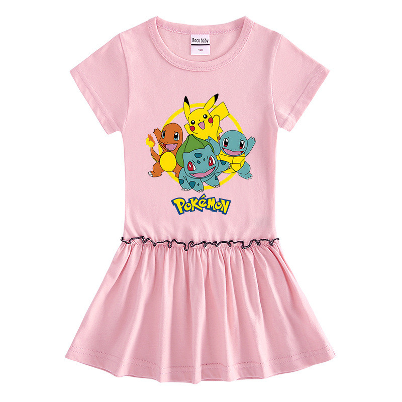 Pokemon Baby Girl Birthday Party Dress Tutu Toddler Girl Sequins ...