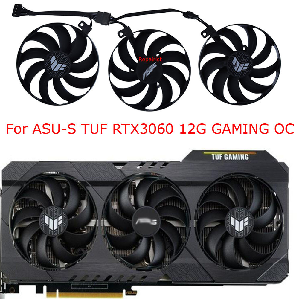 3Pcs/Set,7Pin,CF9010U12S,VGA Cooler,Graphics Card Fan,For ASUS TUF ...