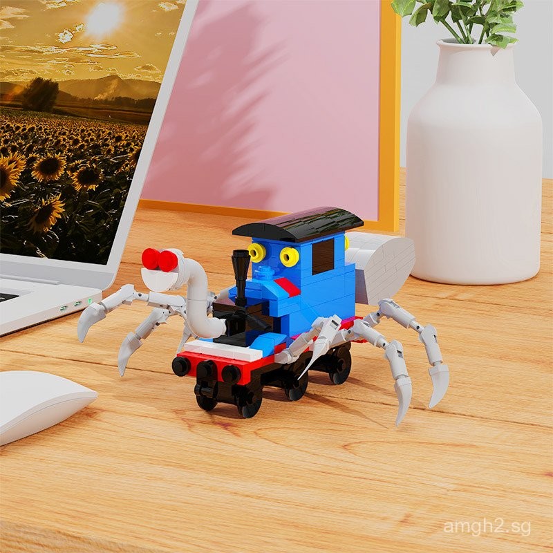 Brick Friends MOC Mutated Charles the Train Spider Train Assembly Model ...