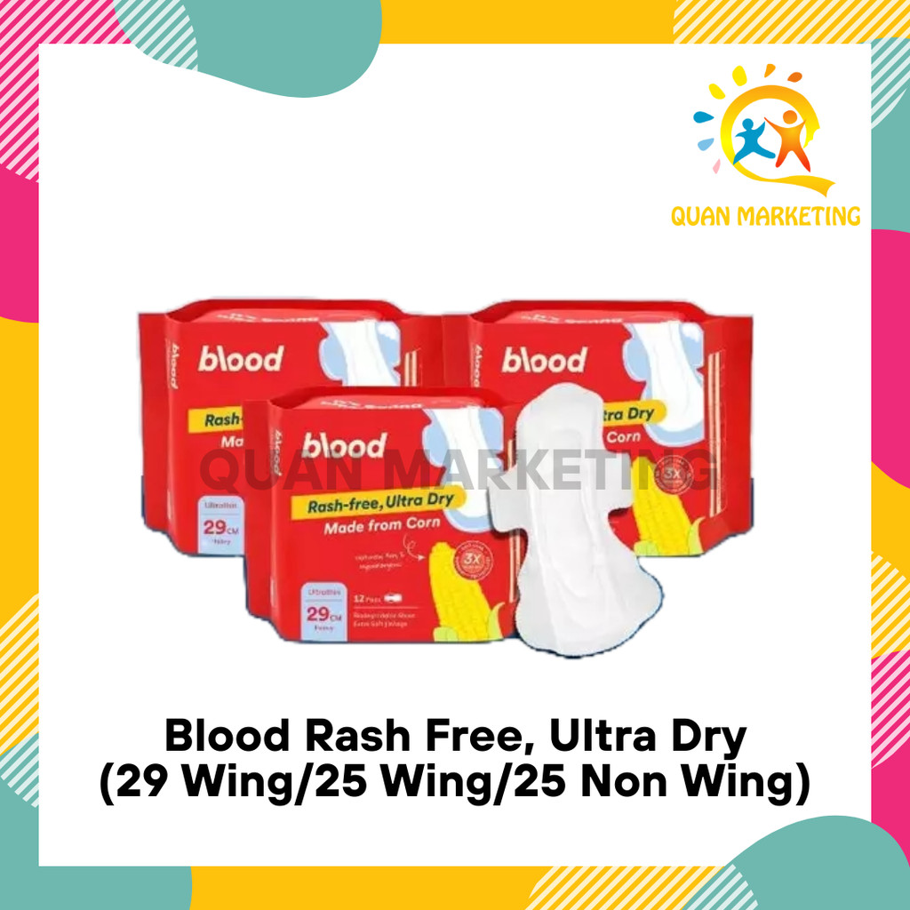 BLOOD CORN PAD RASH FREE ULTRA DRY | Shopee Singapore